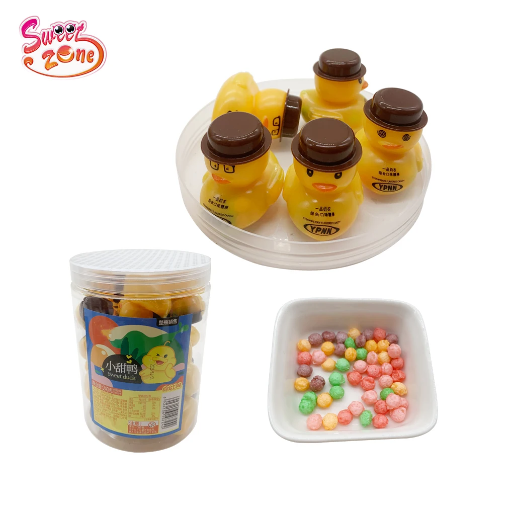 Cute Duck Shape Mixed Flavor Compressed Candy - Buy Duck Shape Press ...