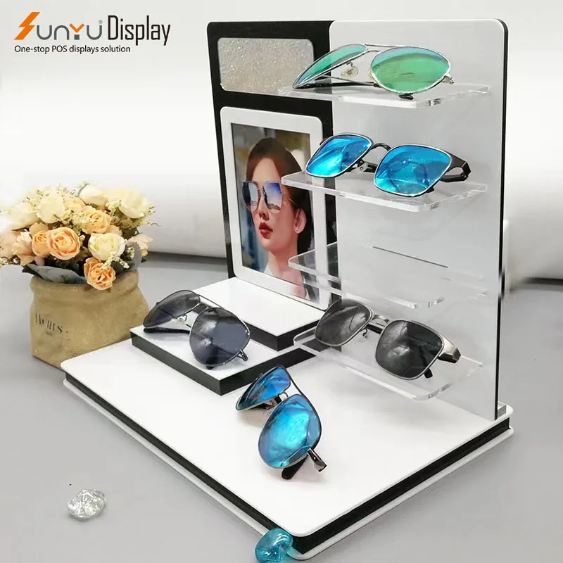 Free Design Acrylic Multi Layer Sun Glass Display Stand Eye Wear ...