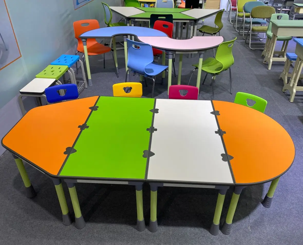 Combination Table Chairs Combo School Furniture Kids - Buy Preschool ...
