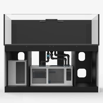 6ft 220 Gallon 19mm Ultra Clear Glass Large Saltwater Aquarium Fish ...