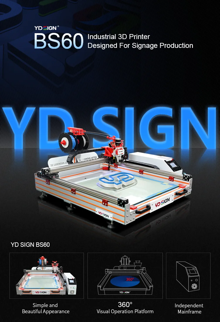 Auto-production Printer Advertising Signage 3d Printing Machine For ...