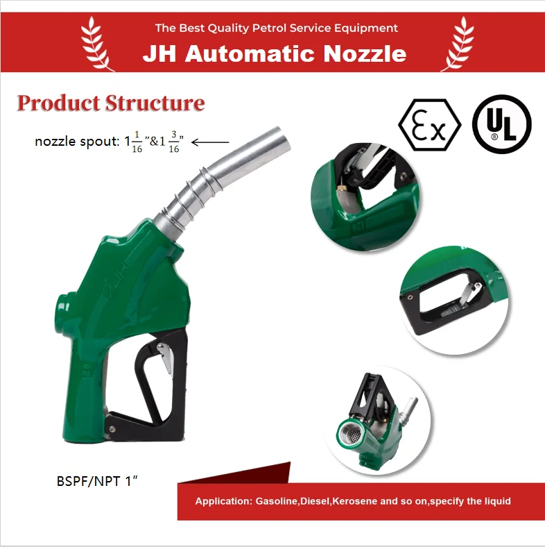 Fuel Filling Automatic 1inch Fuel Nozzle - Buy Fuel Nozzle fuel Filling ...