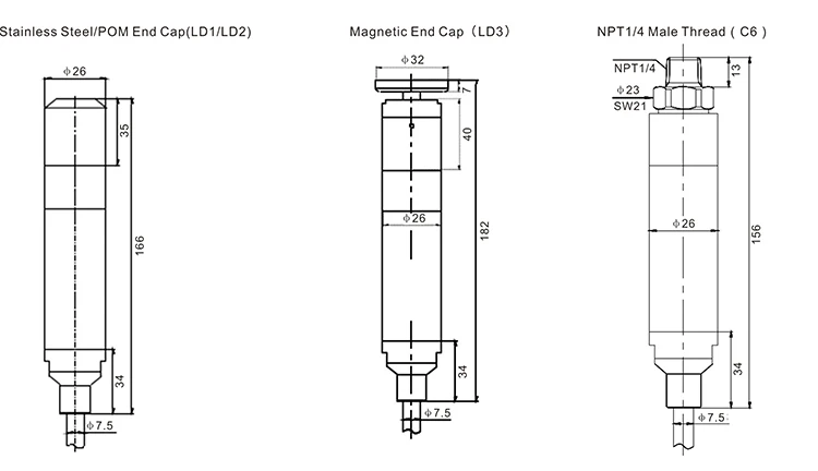 4-20ma Submersible Level Sensor Capacitive Level Transmitter Water ...