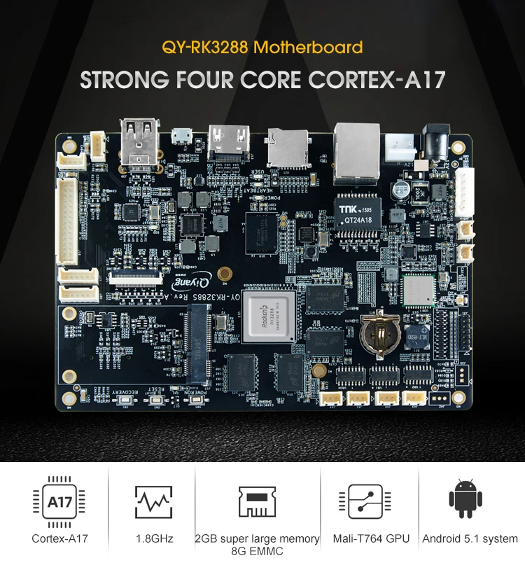 Rockchip Rk3288 Android Single Board Computer Development Board Module ...