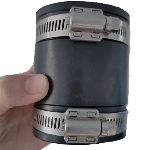 Flexible Couplings Rubber Pipe Joint for Plastic Pipes