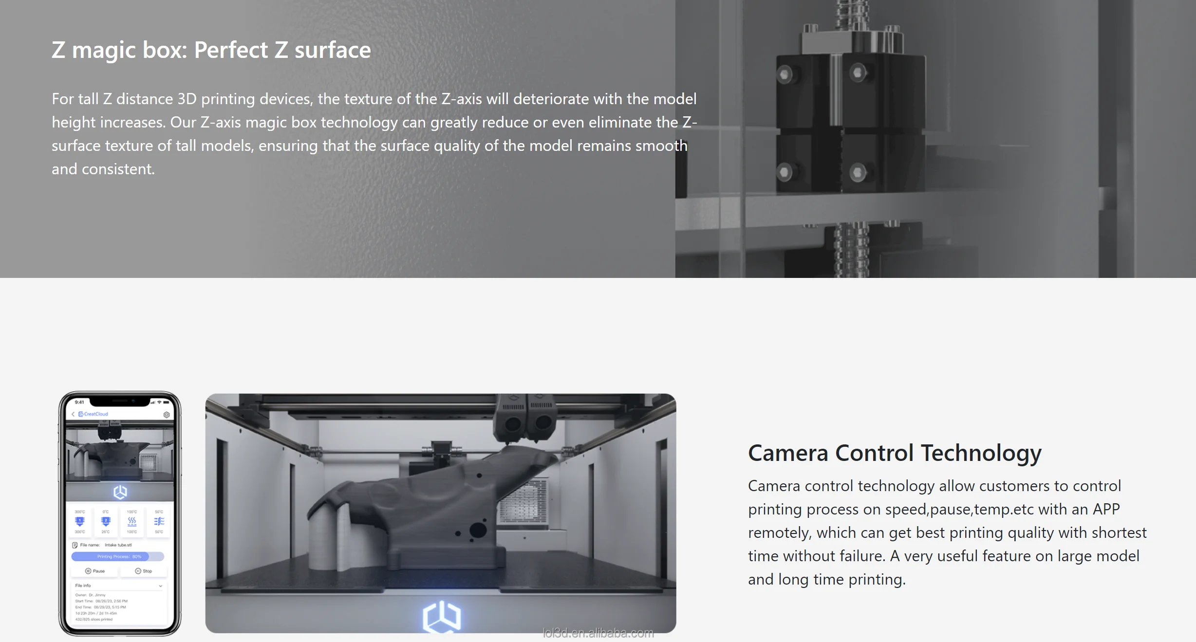 Creatbot Ready to Ship D600 Pro 2 High Temperature Big Print Size 600* ...