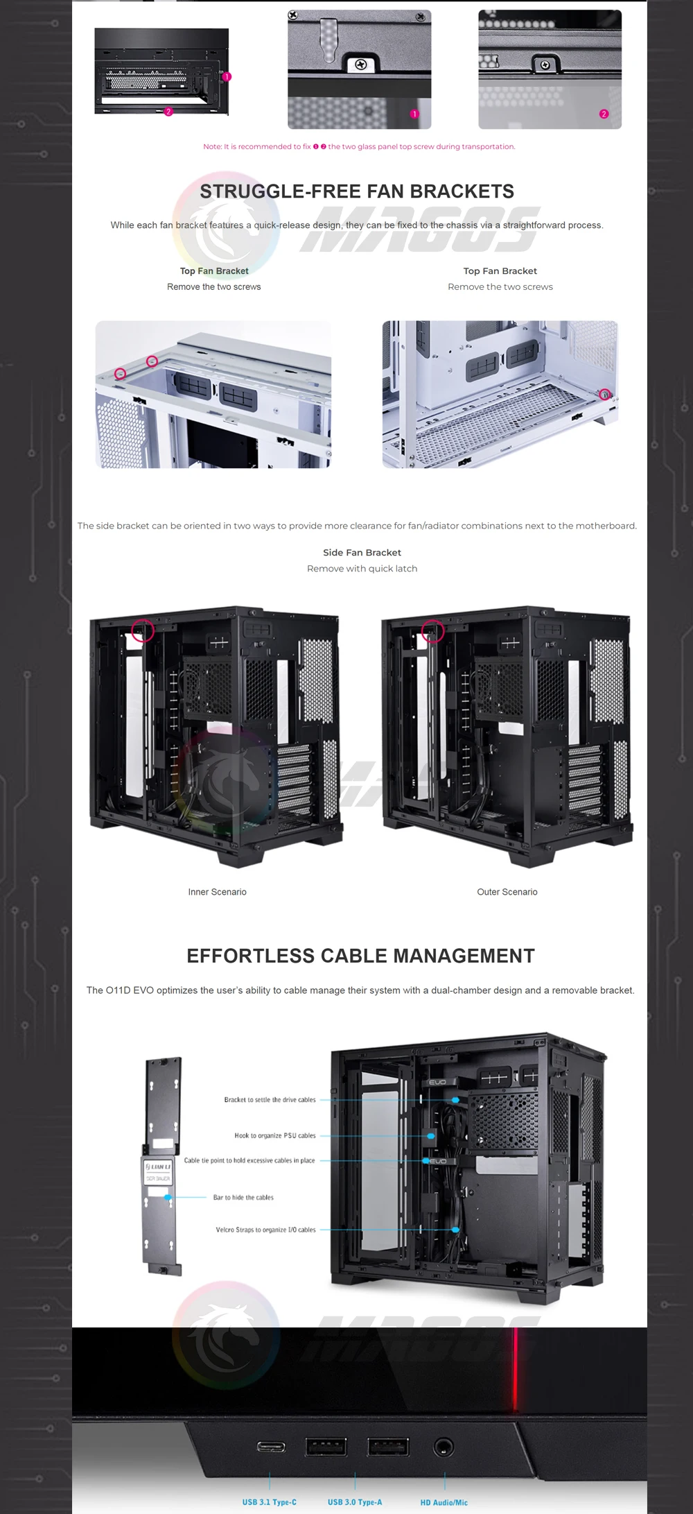 Lian Li O11 Dynamic EVO Case - Ideal for ATX & E-ATX Boards