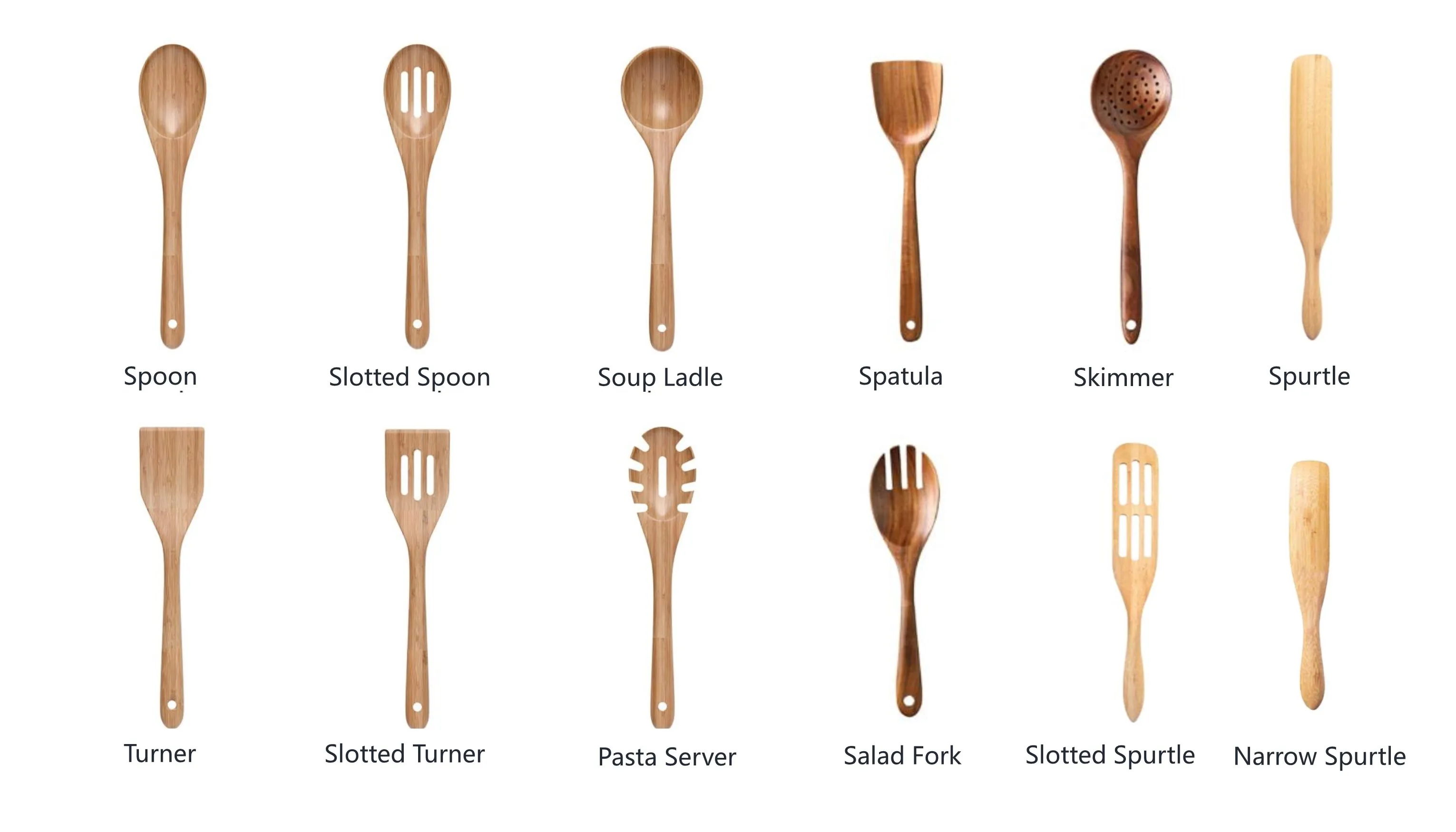 2023 Hot Sale Acacia Wood Kitchen Accessories Utensils For Salad ...
