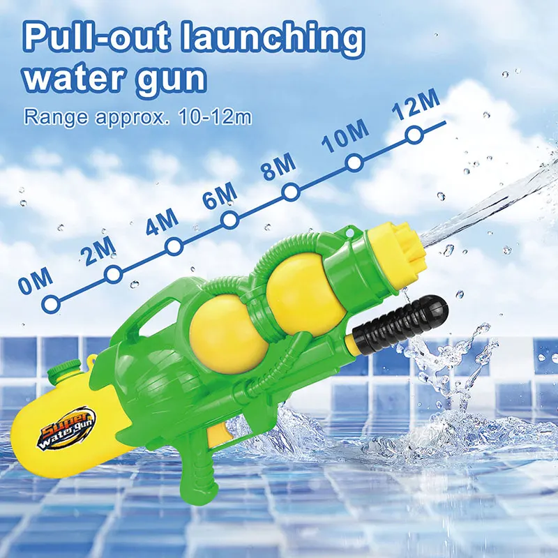 Powerful Big Water Gun With 2800ml Capacity Straps Water Gun Toys For ...