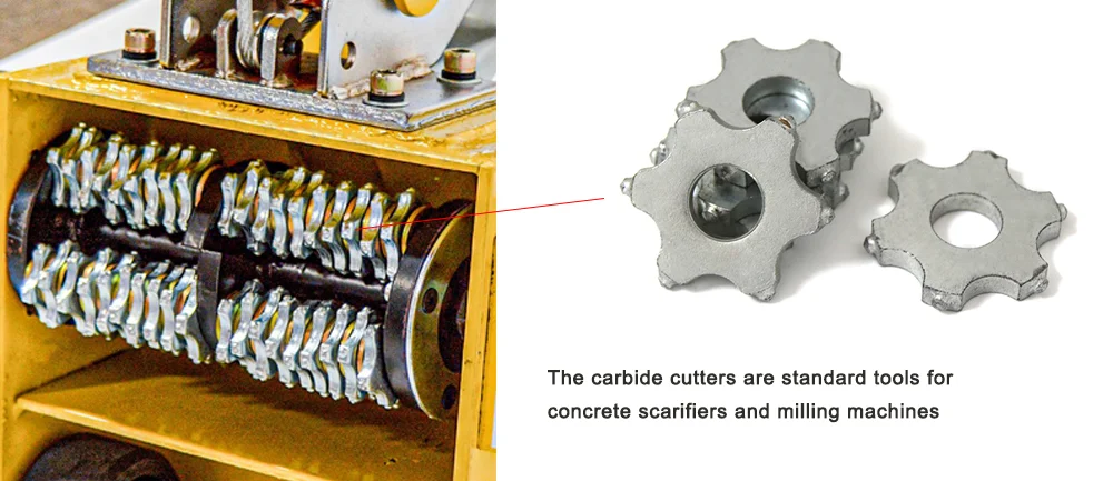 Durable Tungsten Carbide Tipped Scarifier Blades for Heavy-Duty Use