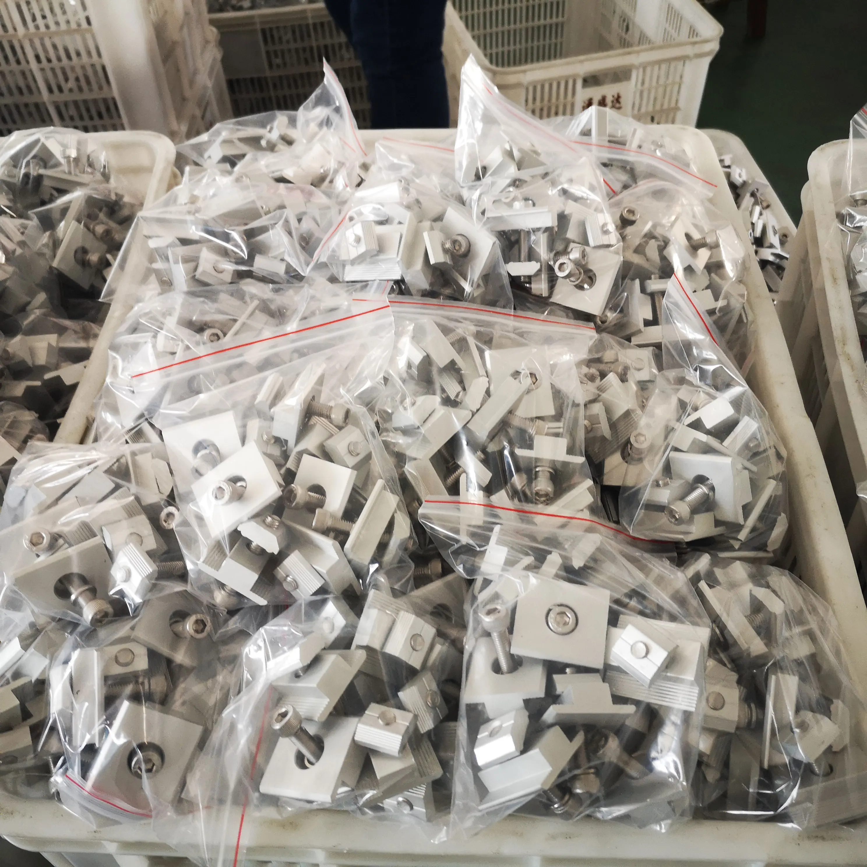 Aluminum Pv System Mount Solar Panel Mid Clamp Adjustable Mid Clamp ...