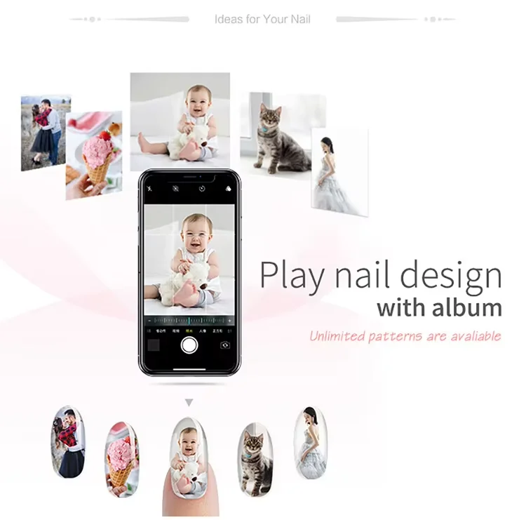 Mini Nail Printer - Smart 3D Art for Perfect Nails