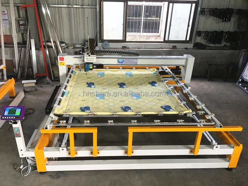 Cnc High Speed Single Needle Quilting Machines Computerized Single Head ...