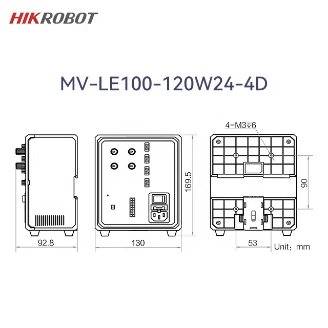 Hikrobpt Simulation Constant Pressure Series Light Source Controller Mv-le100 Multi-light ...