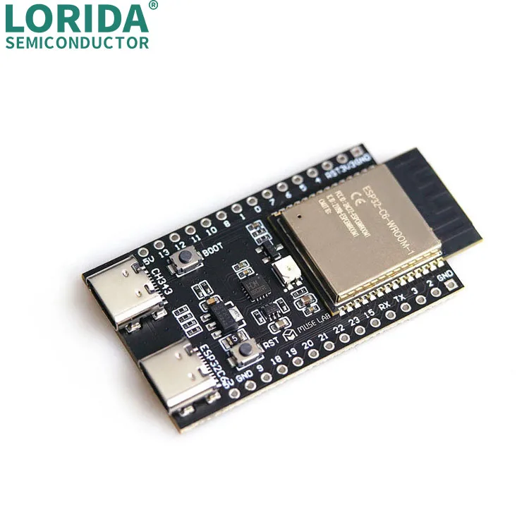Lorida Esp32 C6 Wroom 1 N4n8n16 Wi Fi 6 Development Board Esp32 C6 N4 Zigbee Series With