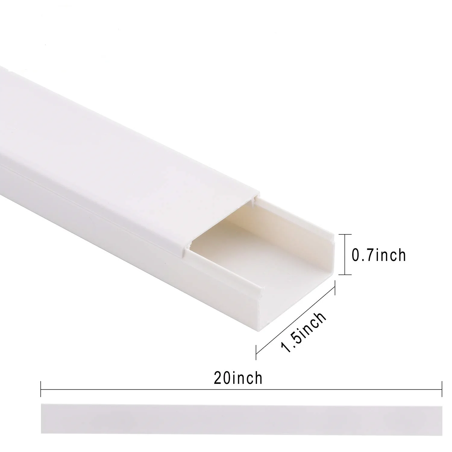 Color Optional Pvc Trunking 40X20 45X45/Pvc Plastic Manufactured ...