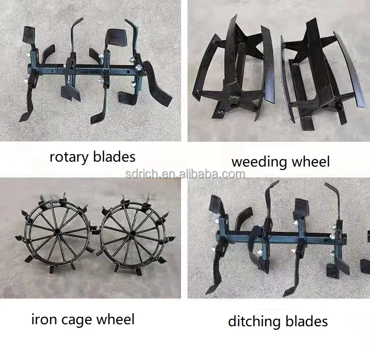 Iron Wheel Power Tiller Plow Furrow Opener Attachment