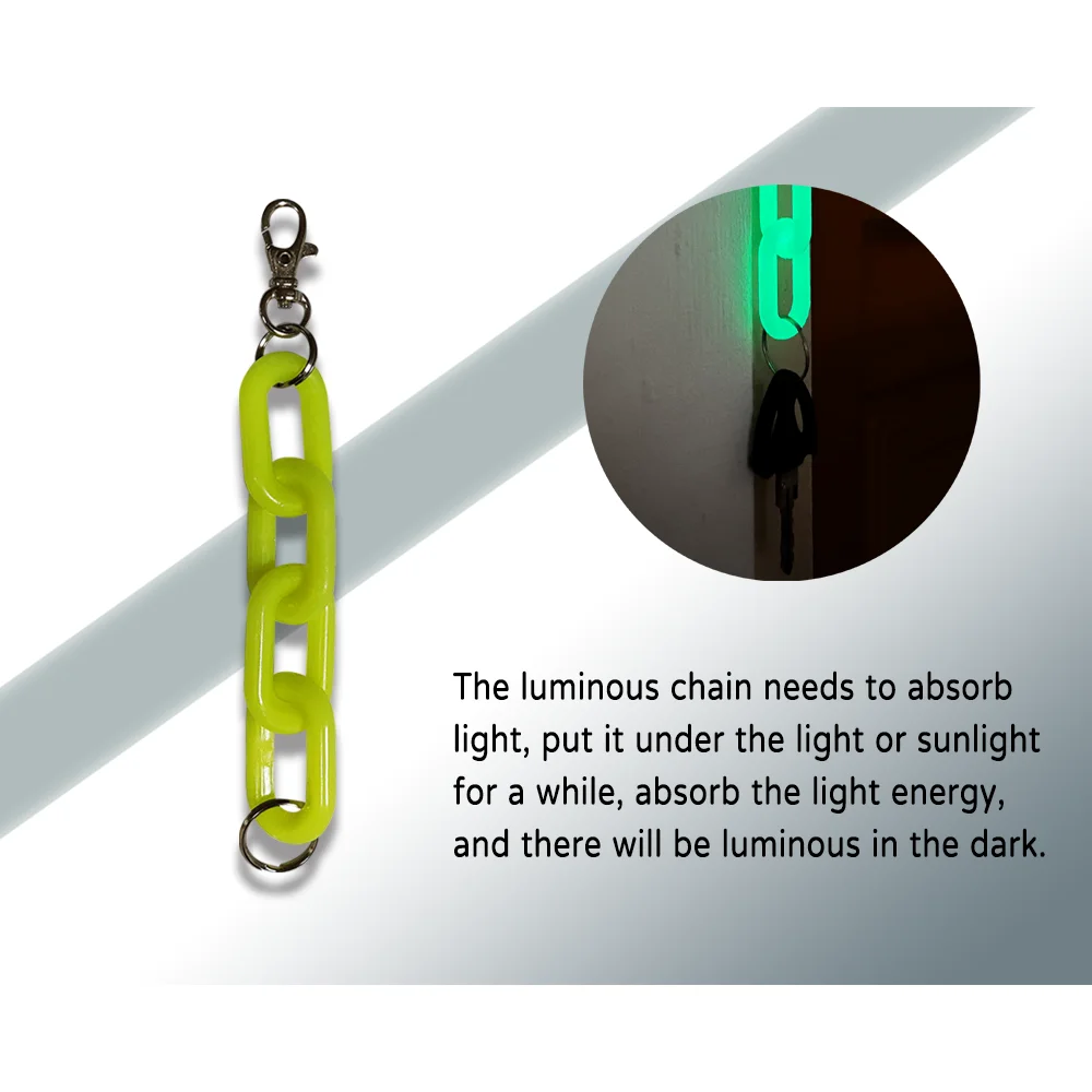 Luminous Glow In The Dark Keychain - Buy Excellent Quality Plastic ...