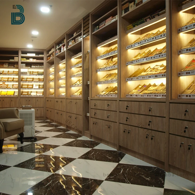 Spanish Cedar Wood Cigar Display Showcase - Walk in Humidor