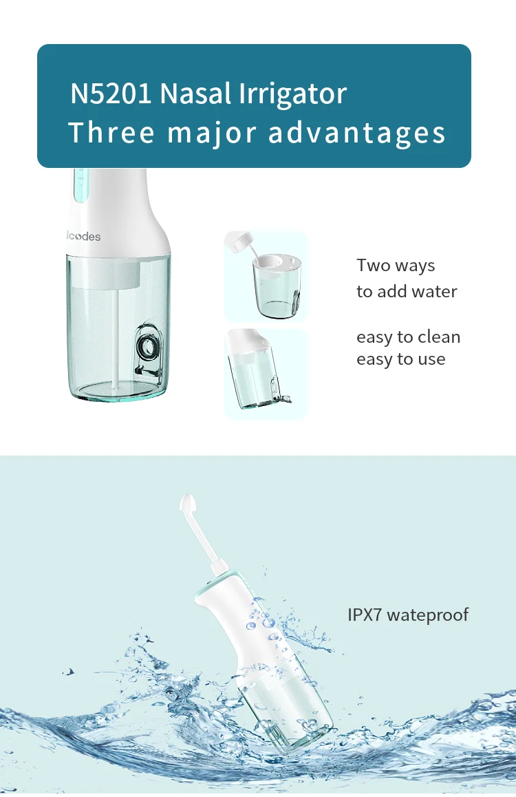 Electric Nasal Irrigator Alleviate Rhinitis Sinus Nasosinusitis Private ...