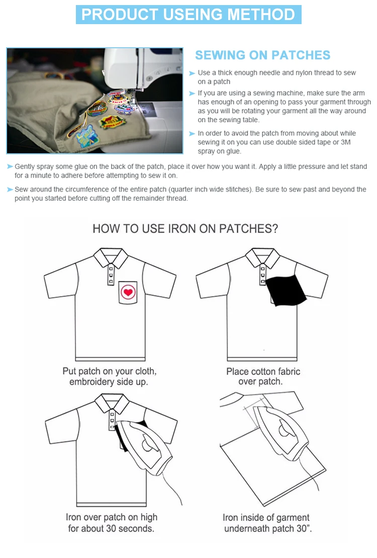 Custom Embroidery Patches - Versatile and Durable Designs