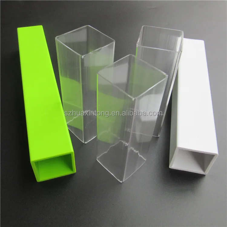 Extrusion PVC Clear square Tube /rectangle Pipe| Alibaba.com