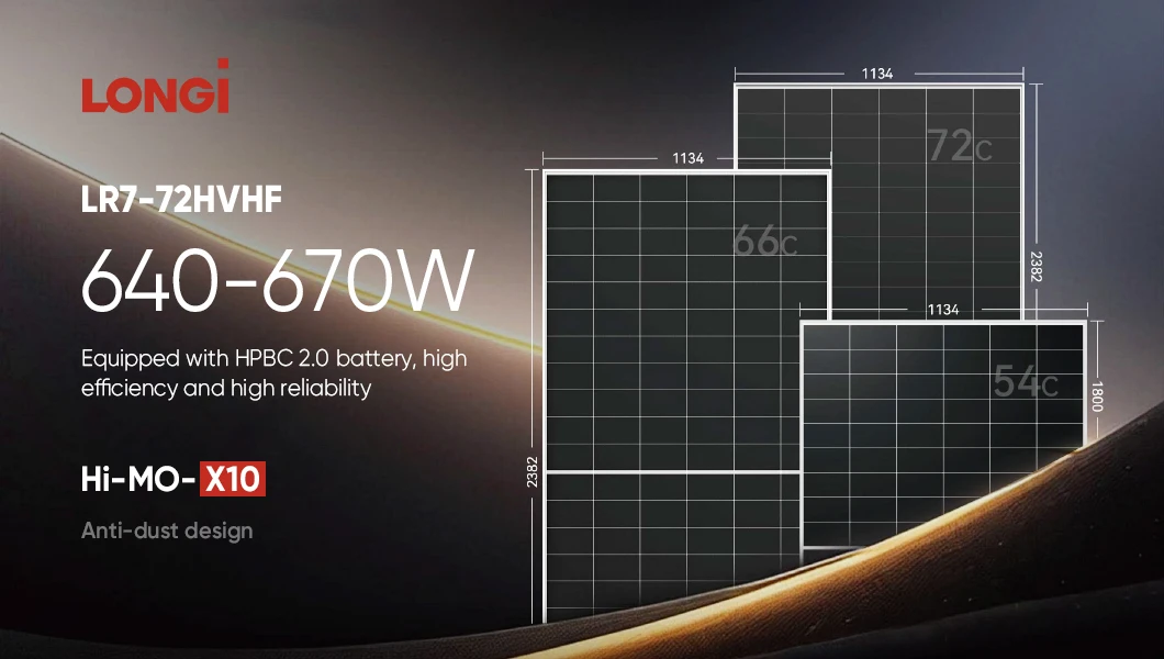 Longi Himo X10 Solar Panels - High Efficiency & Durability