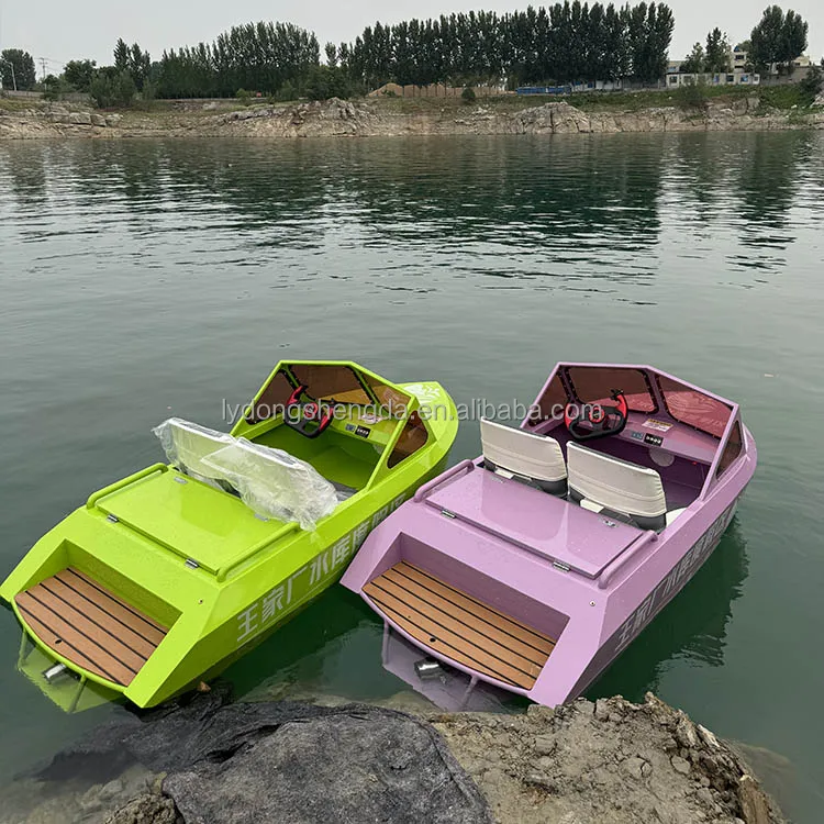 Luxury Go Kart Boat Mini Electric Racing Boat 20kw Double Seat Karting ...