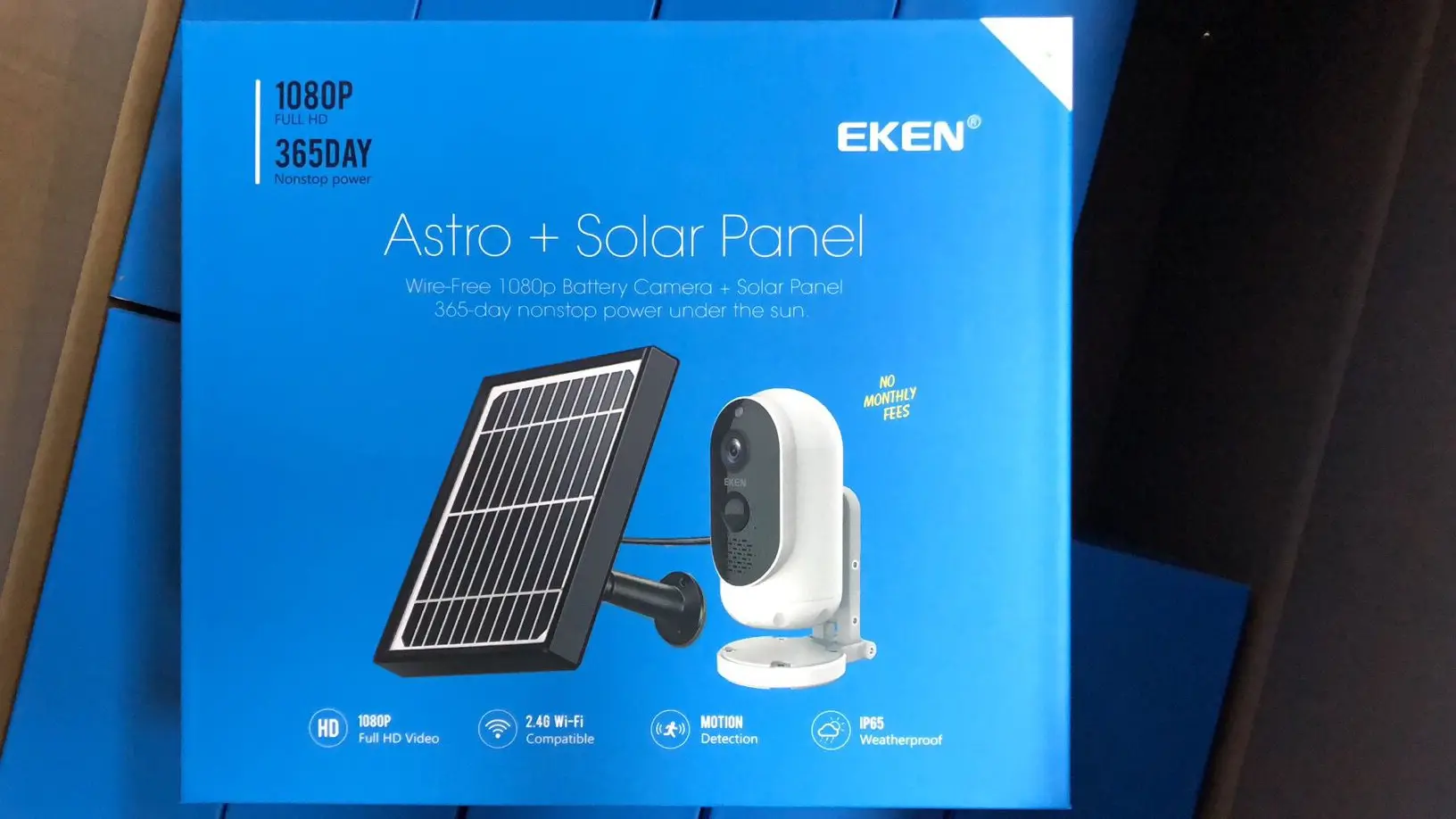 Solar Panel Wifi 1080p Outdoor Camera Ip65 Weatherproof Security Camera ...