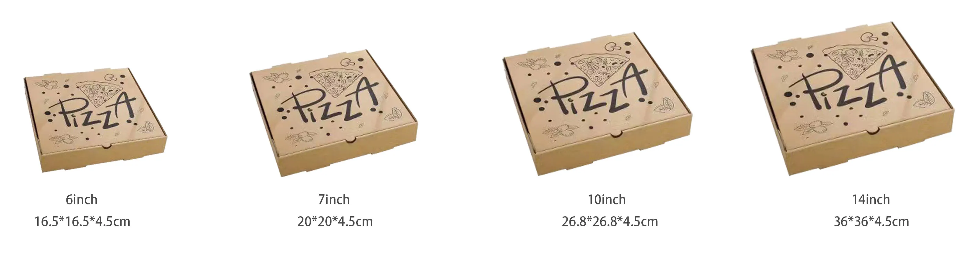 Custom Logo Pizza Boxes - Durable & Recyclable Packaging