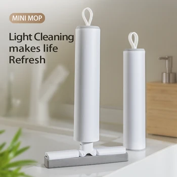 Innowell Desk Brush Portable Self-squeezing Kitchen Mini Cleaning Mops ...