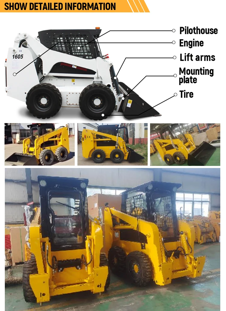 Best Price Skid Steer Loader - High Efficiency & Durability