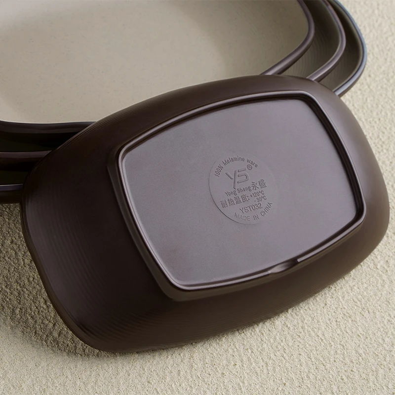 Melamine Two-Color Tableware - Perfect for Hot Pot & BBQ