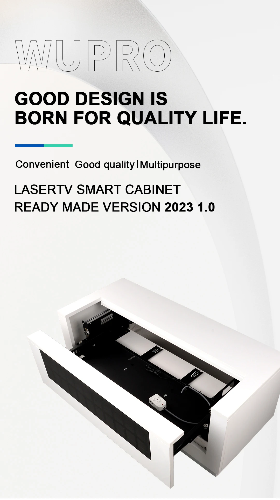 Custom Service UST Projector Cabinet - High Quality TV Stands