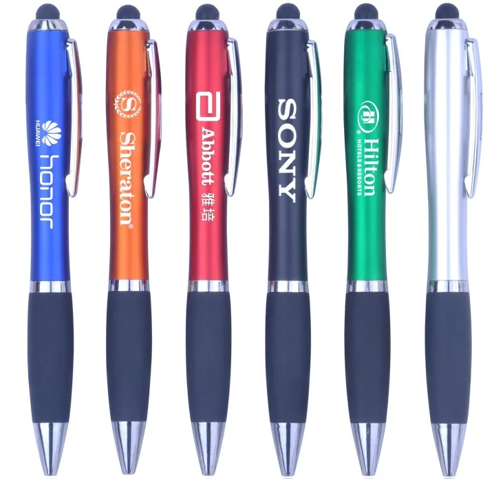 Custom LED Light Up Touch Screen Pen with Laser Logo | Promotional ...