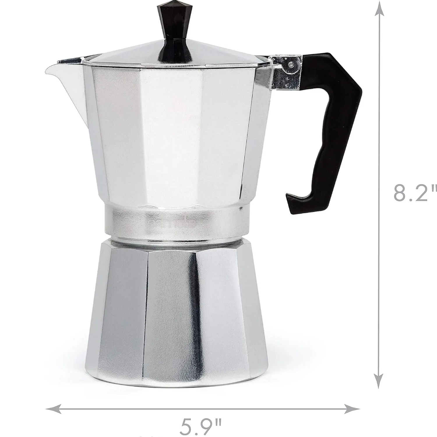 Aluminium Iconic Stovetop Espresso Maker Moka Pot 6 Cups - Buy Moka Pot ...