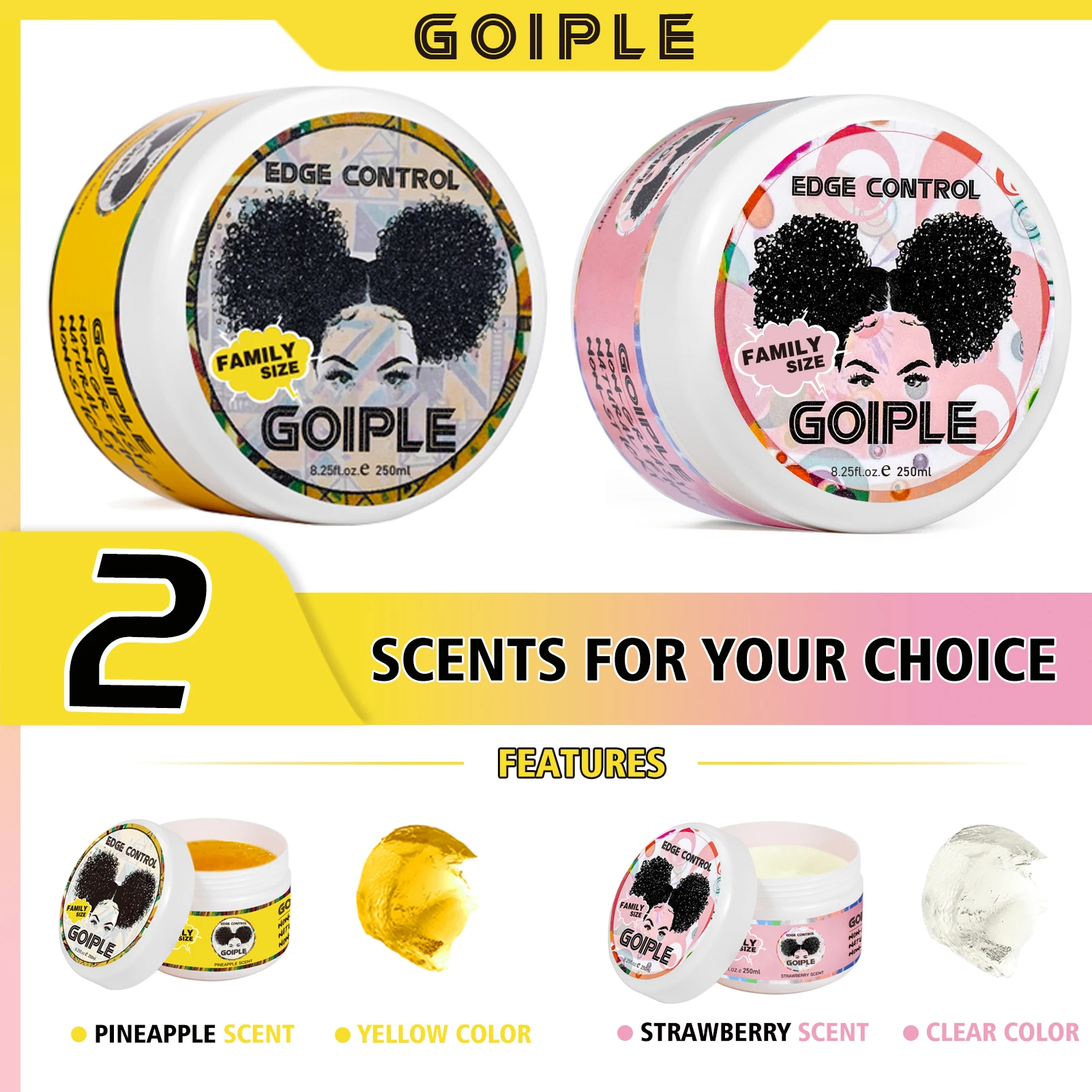 Private Label No Flaking Strong Hold 24 Hour Water-based Edge Stay Gel ...