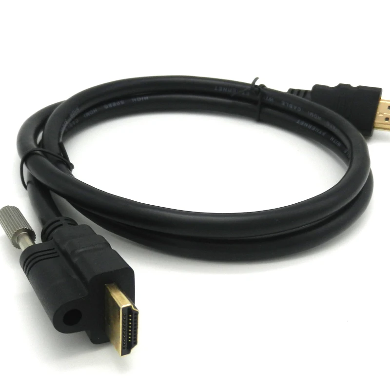 High Quality Gold Plated Hdmi Lock Cable 4k Hdmi Cable Male To Male ...