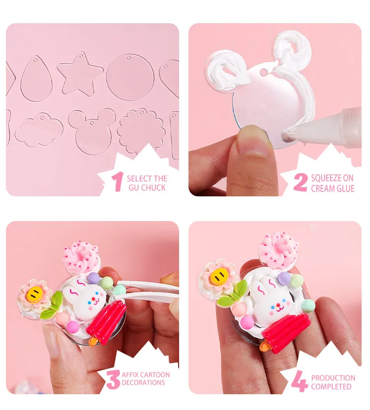 Guka Sticker Set Girls Children's Stationery Hand Book Material Full ...