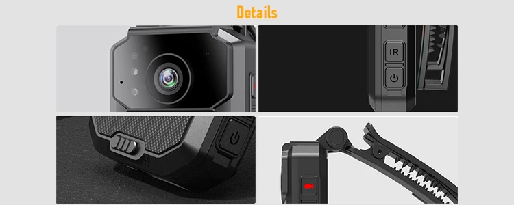 HD 1080p Body Worn Camera with 64G Storage & 4G Connectivity