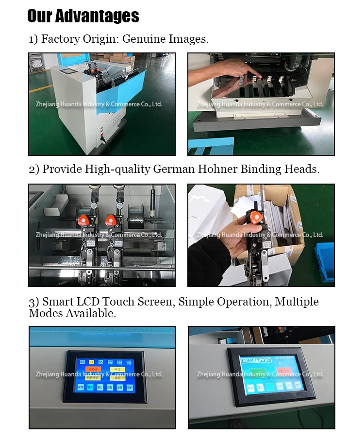 Professional HD-ZY4+ Catalogue Binding Machine Book Automatic Paper ...
