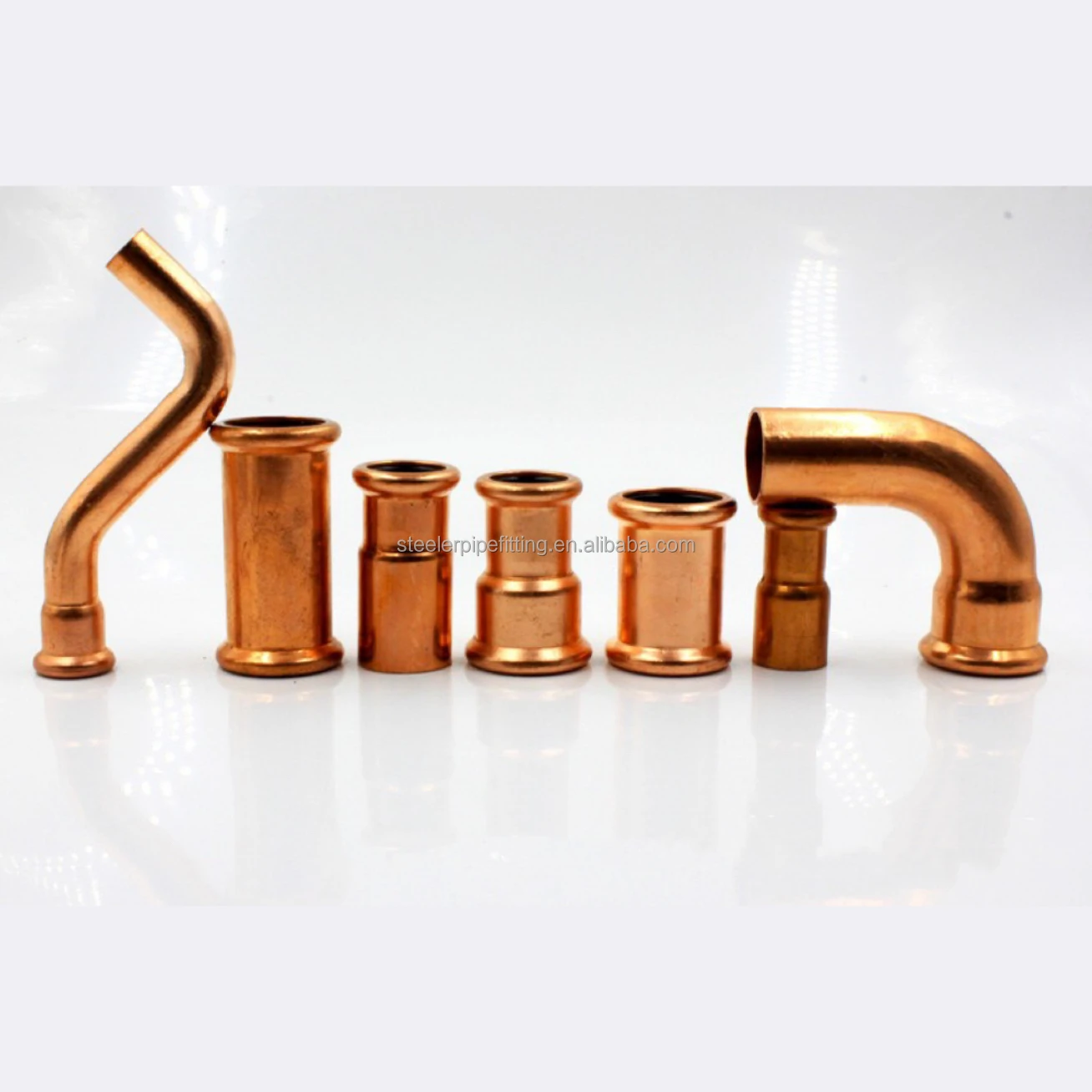 Press Fitting Copper Sanitary Reducer Straight Through Pipe - Buy ...