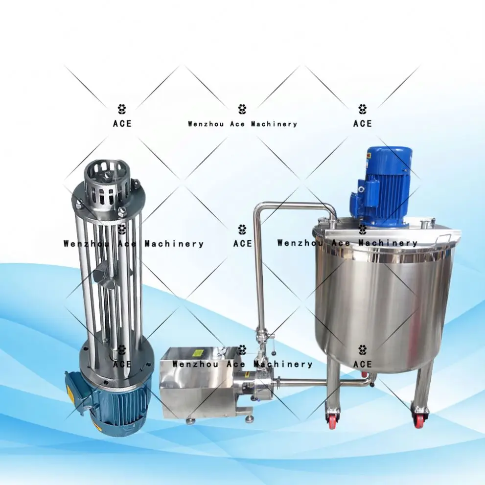 Ace Liquid Mixing Paint Dispersion Machine 500L Making Cosmetic Cream ...
