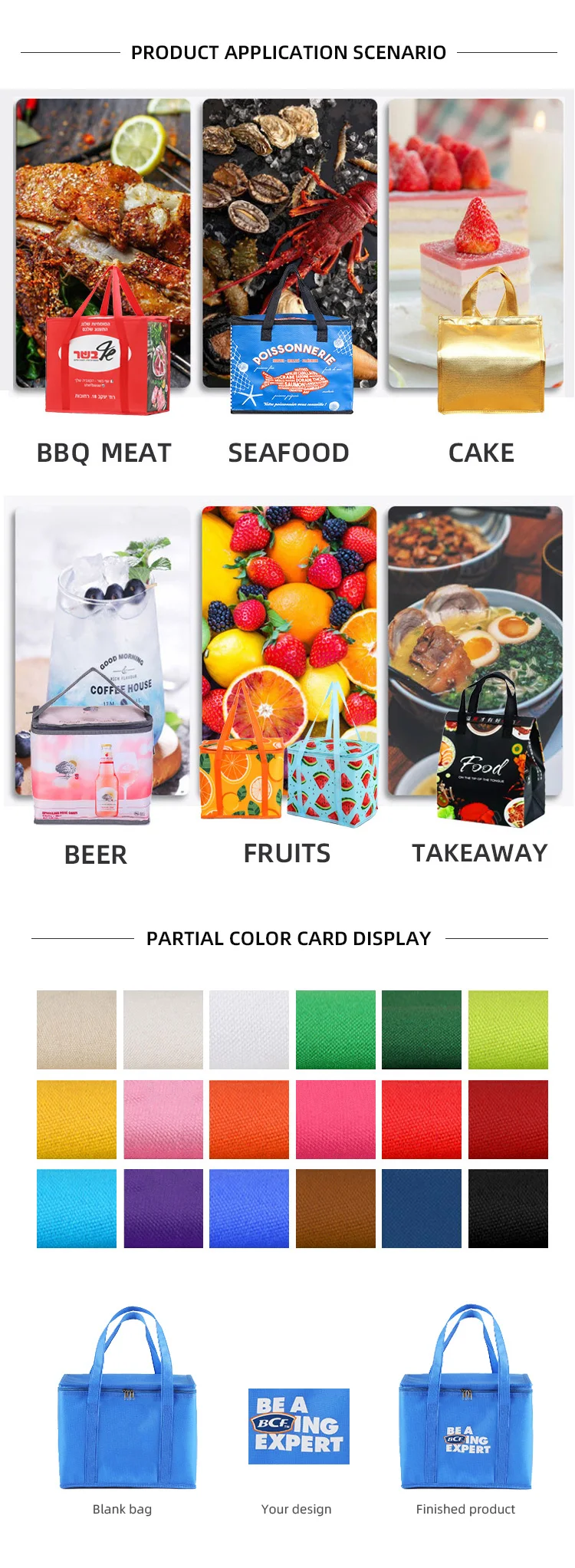 Portable Extra Large Cooler Pp Woven Fish Bag Cooler Bag Insulated For ...