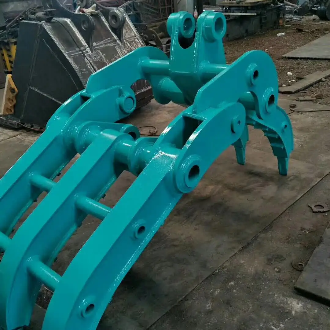 Excavator Claw Attachment Wood Grapple Wood Grabber Hydraulic Log ...