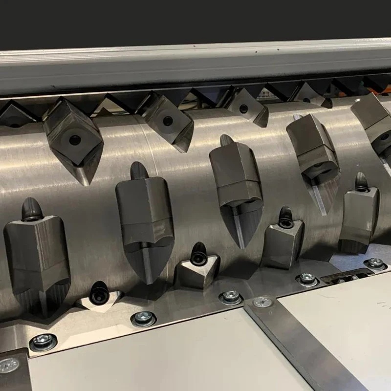 Single-shaft shredder system Rotary Blades/Single Shaft Shredder Knives ...