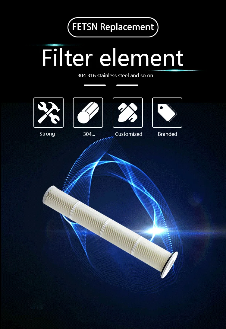 Pps Shape Pleated Dust Collection Filter Bags For Cement Industry - Buy ...