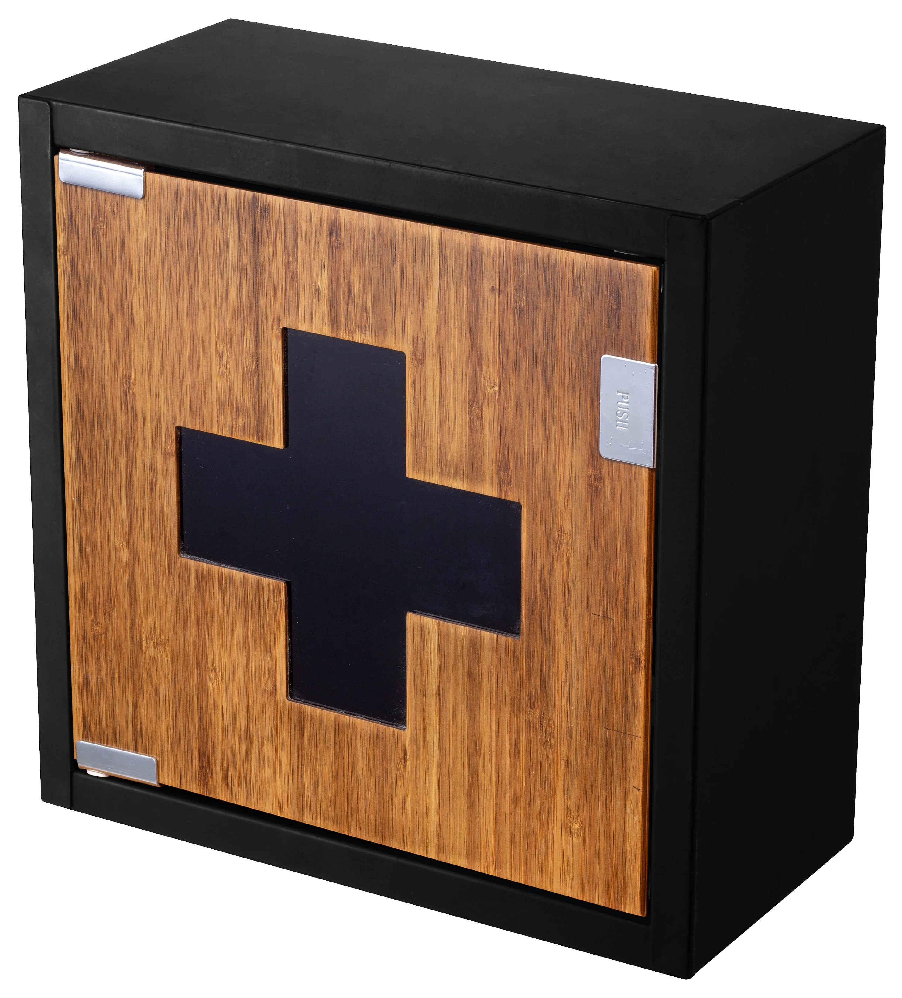 Modern Wall mounted bamboo Hospital Medicine Cabinet First Aid Box ...