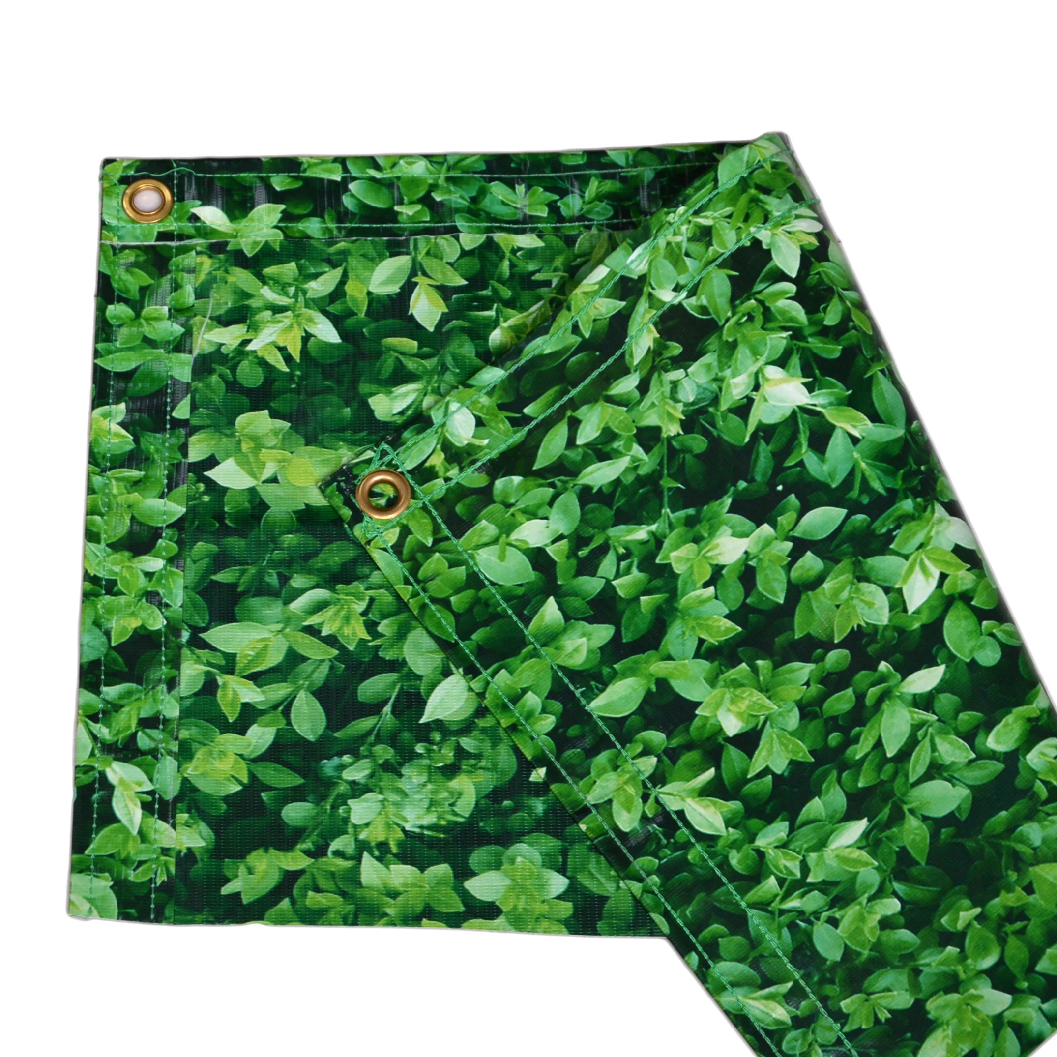 Perforated Garden Privacy Green Balcony Tarpaulin Fence Material - Buy ...