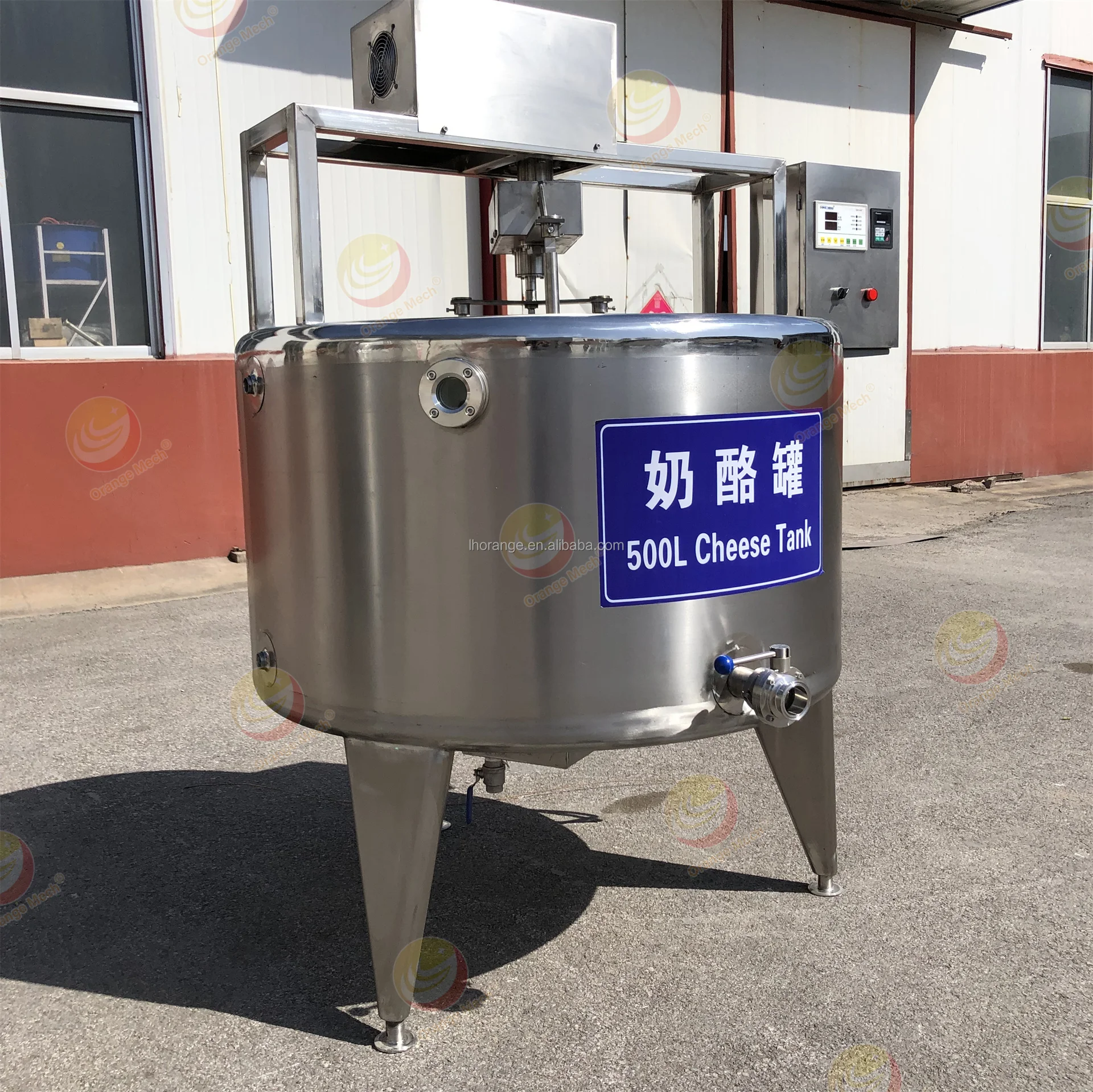 300l 500l 1000l Sus304 Stainless Steel Fermentation Tank Fermenter ...